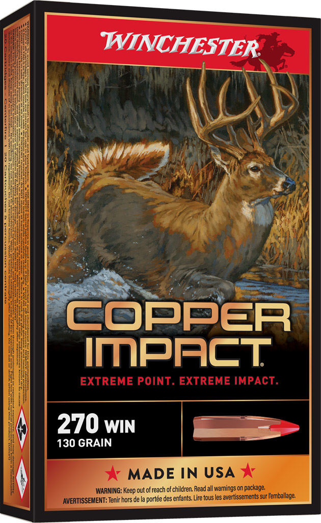 Winchester Deer Season Copper Impact .270 Win 130 Grain Centerfire ...